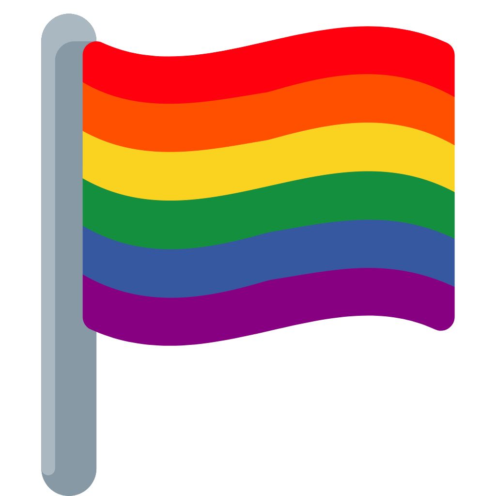 Rainbow flagpole Discord Emoji Rainbow flagpole Discord Emoji