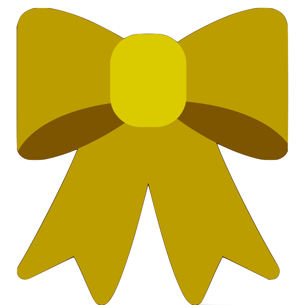Yellow bow Discord Emoji