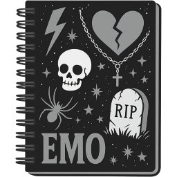 Blackwhitenotebook - Discord Emoji